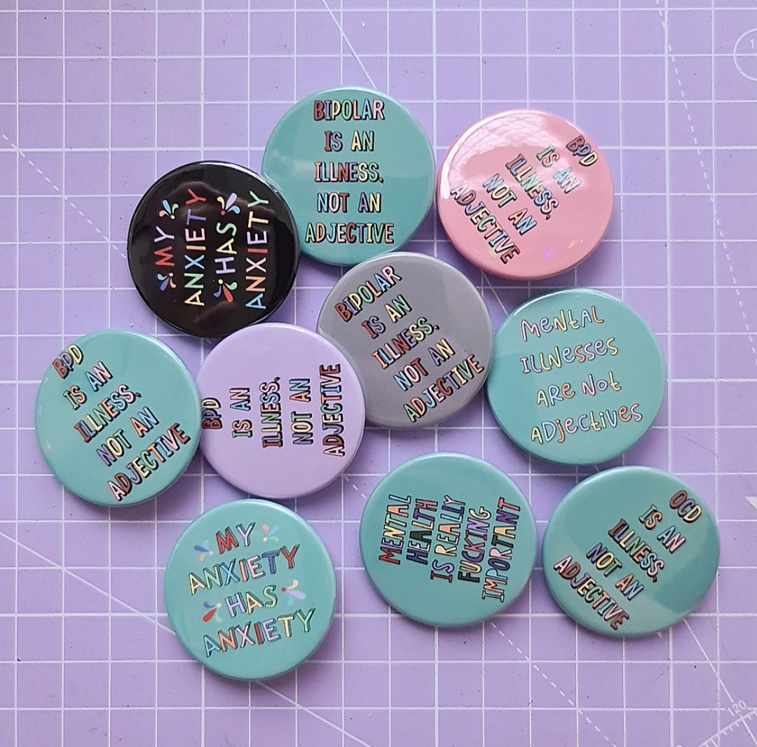 OCD Badge Ocd Pin Mental Health Badge Ocd Awareness Ocd - Etsy UK