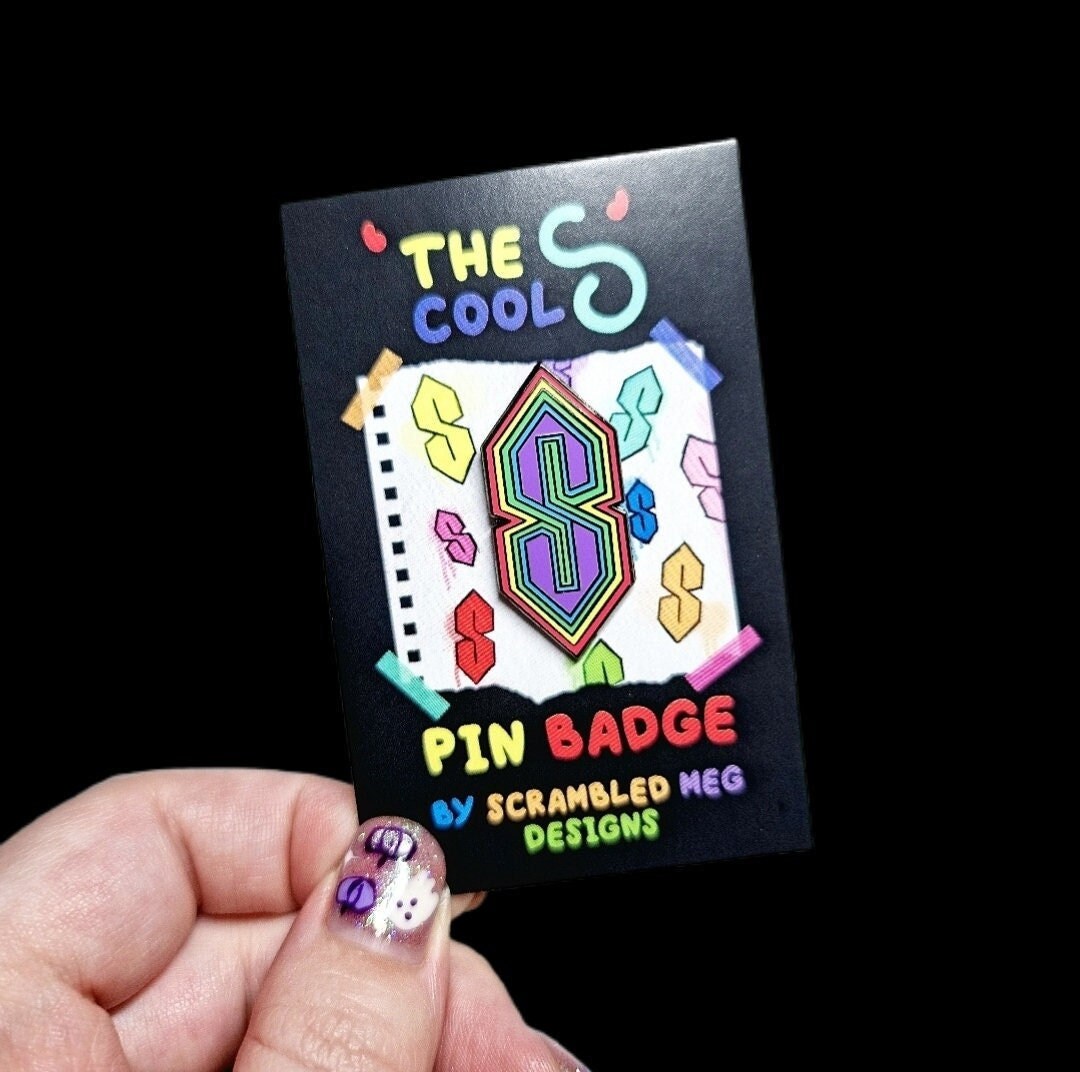 Cool S Pin, 90s Enamel Pin, 90's Baby, Nostalgia, 90s Gifts, Super S ...