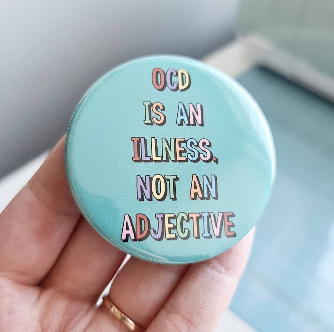 OCD Badge Ocd Pin Mental Health Badge Ocd Awareness Ocd - Etsy UK