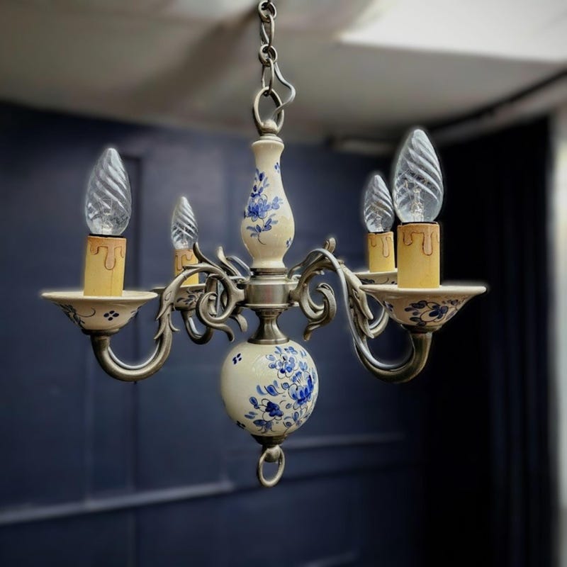 Delft Chandelier - Etsy