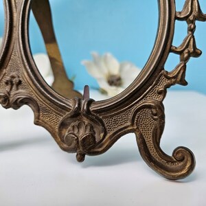 Decorative Double Photo Frame, Tabletop Frame Brass, Gold Double Frame ...