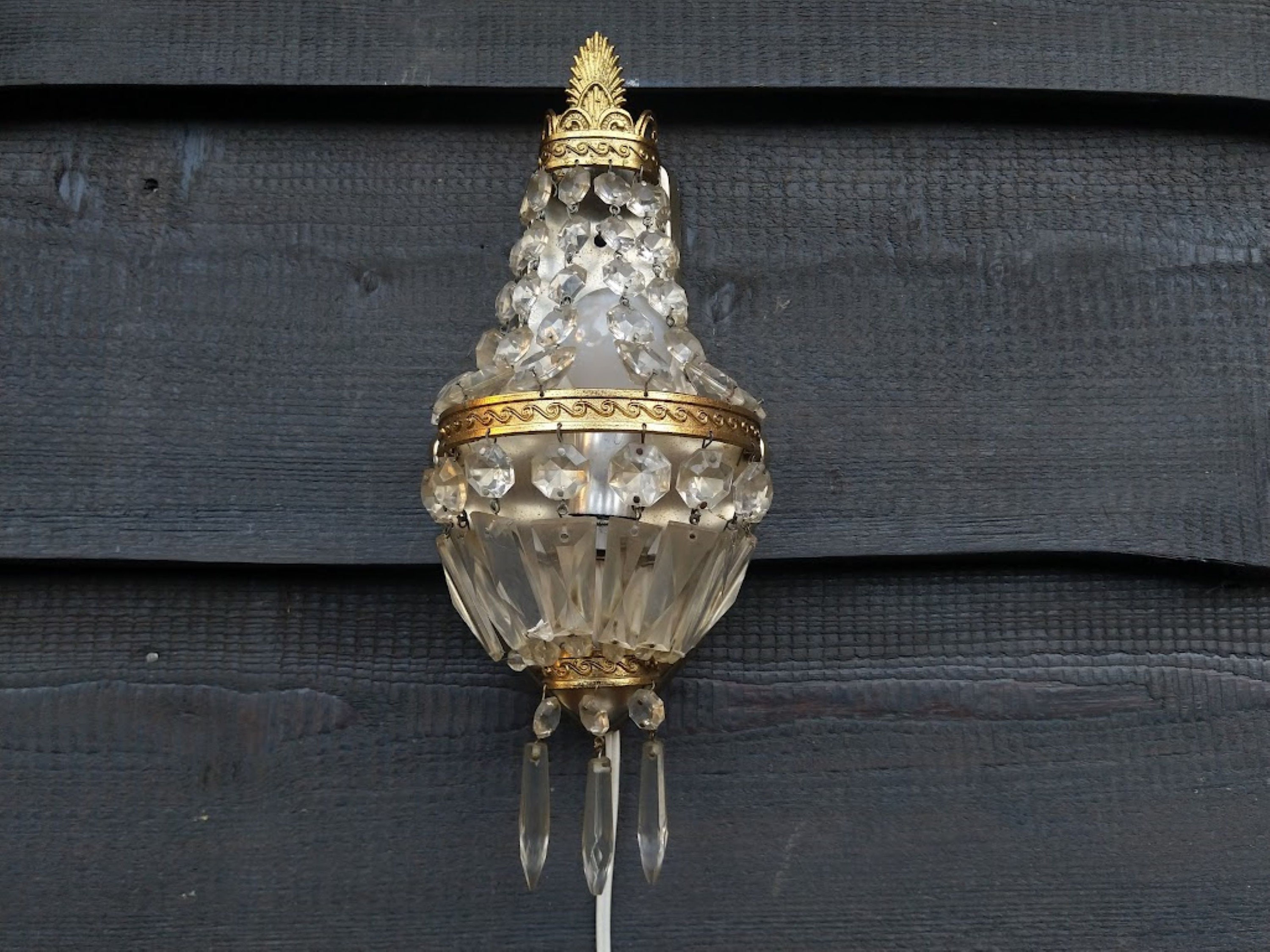 Faux Crystal Wall Sconces