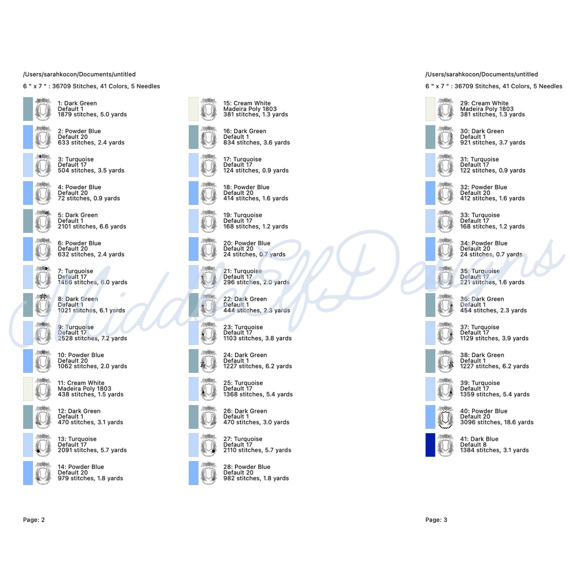 Floral Crest Machine Embroidery Hydrangea Blue Wedding Flower - Etsy