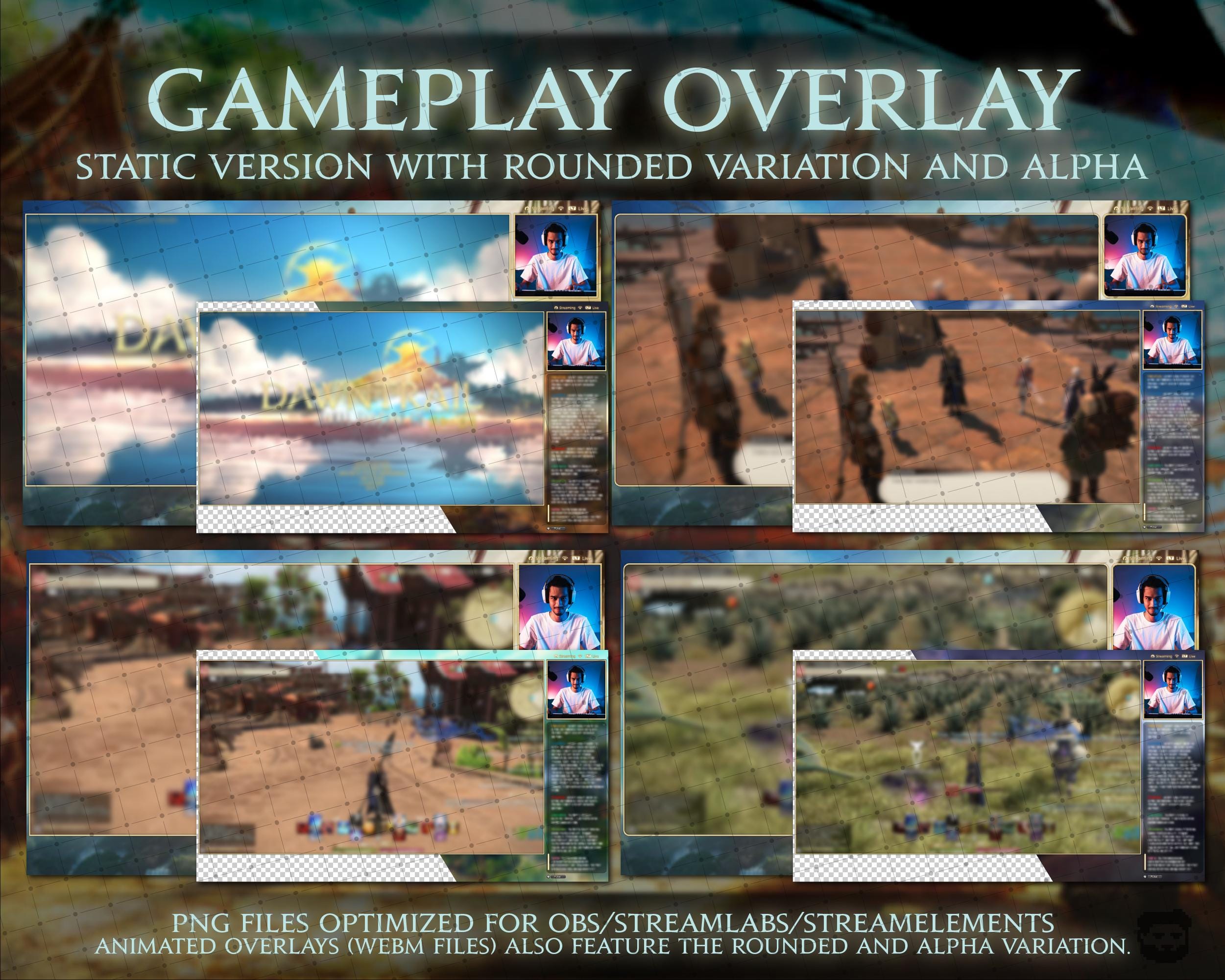 FFXIV Overlay | FFXIV Dawntrail | FFXIV Stream Package for Twitch ...