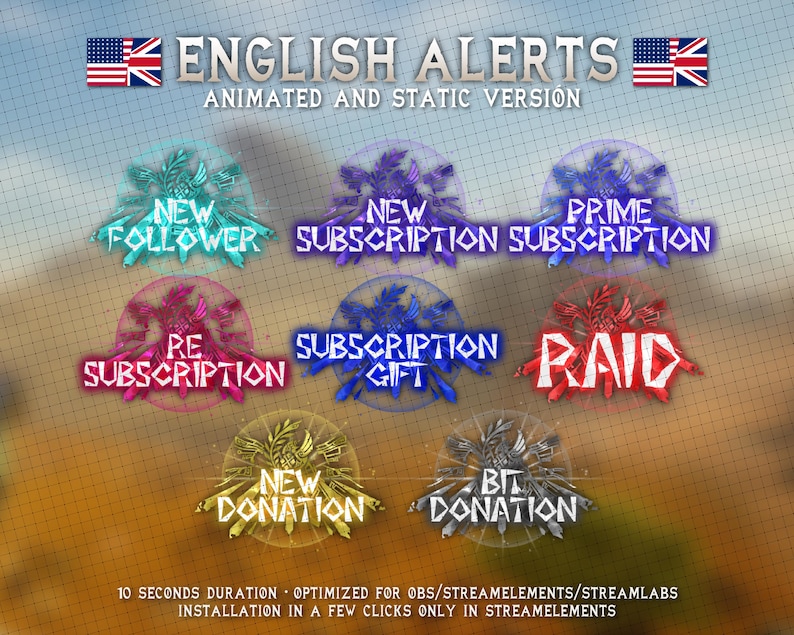 Monster Hunter Wilds - Animated Stream Alerts for Twitch, Youtube and ...