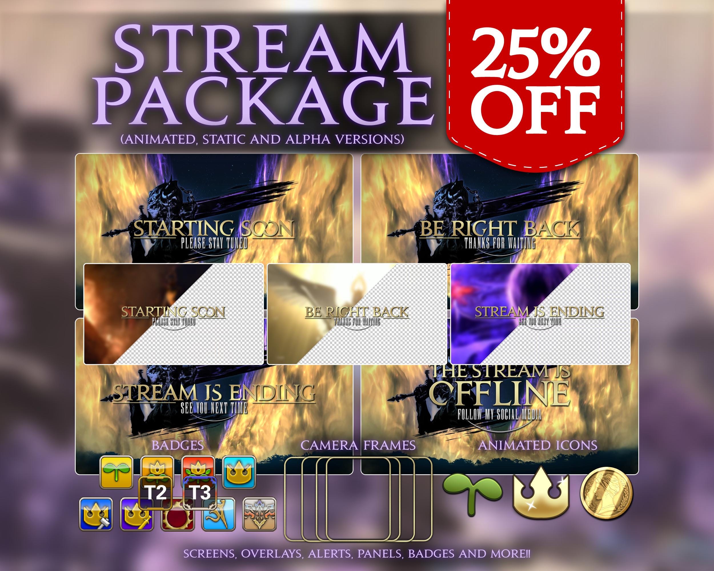 FFXIV Overlay | FFXIV Shadowbringers | FFXIV Stream Package for Twitch ...