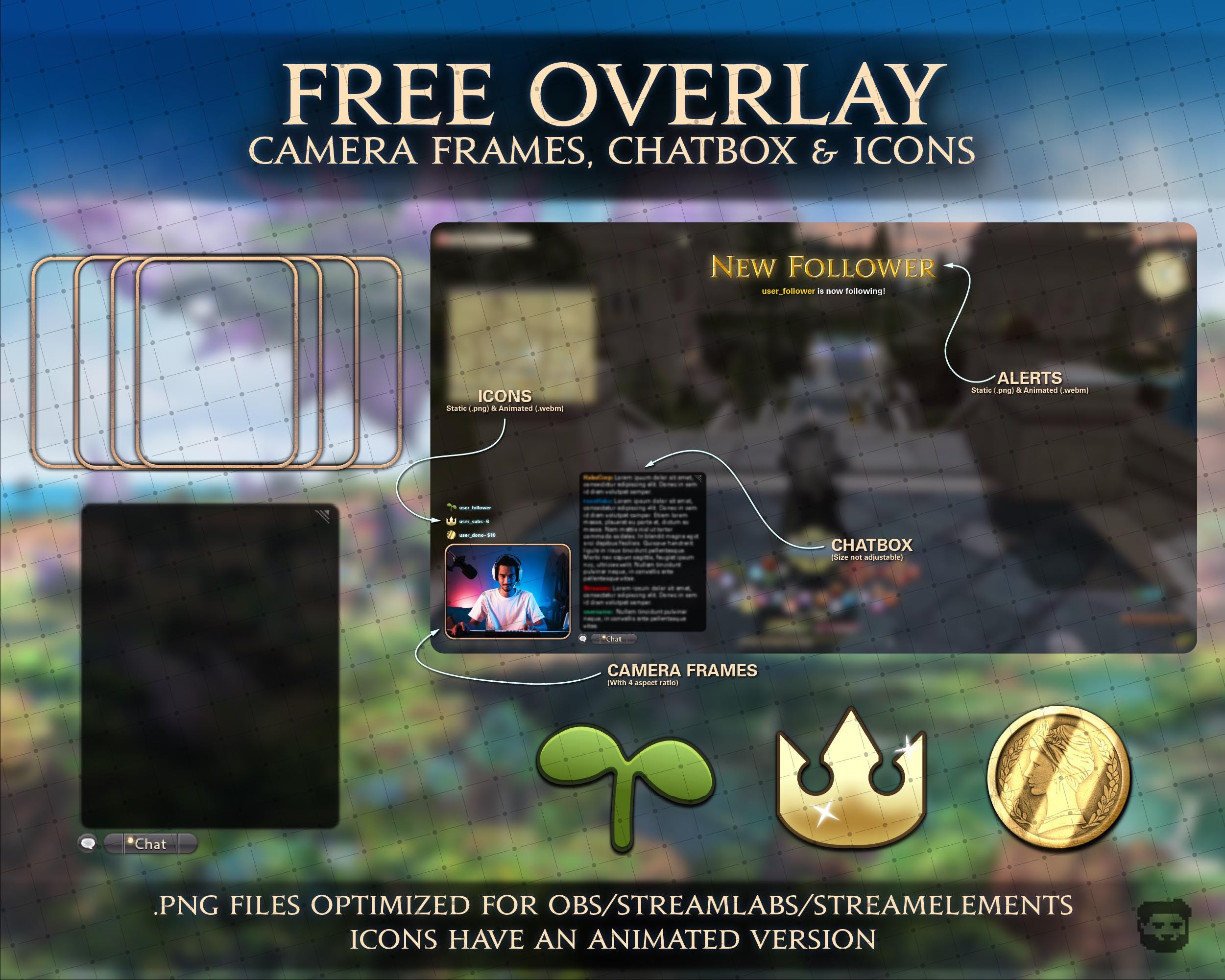 Final Fantasy XIV Overlay Twitch, FFXIV Endwalker, FF14 Overlay ...