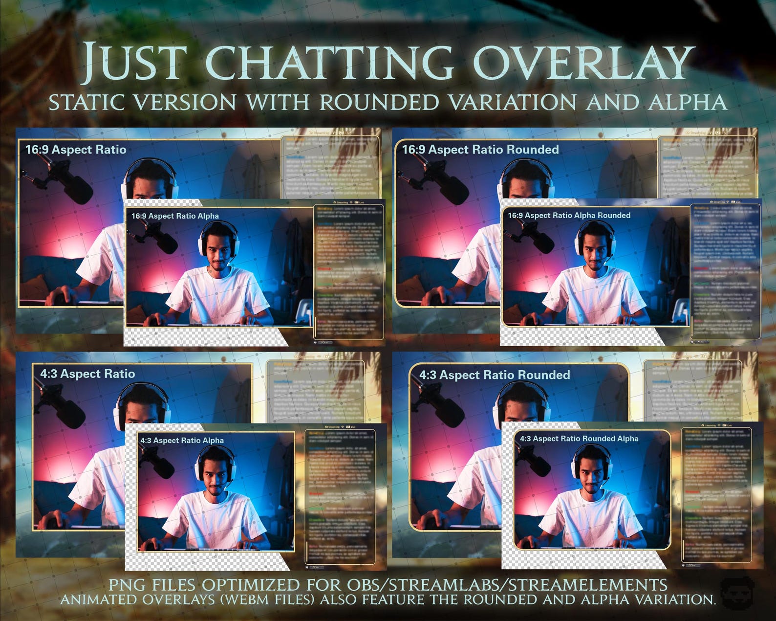 FFXIV Overlay | FFXIV Dawntrail | FFXIV Stream Package for Twitch ...