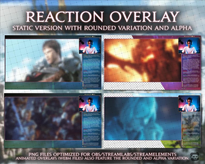 FFXIV A Realm Reborn Stream Overlay for TWITCH YOUTUBE for Streamers ...