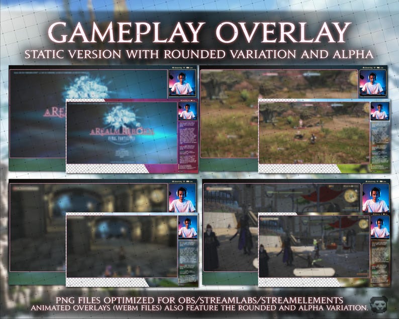 FFXIV Overlay | FFXIV A Realm Reborn | FFXIV Stream Package Twitch ...