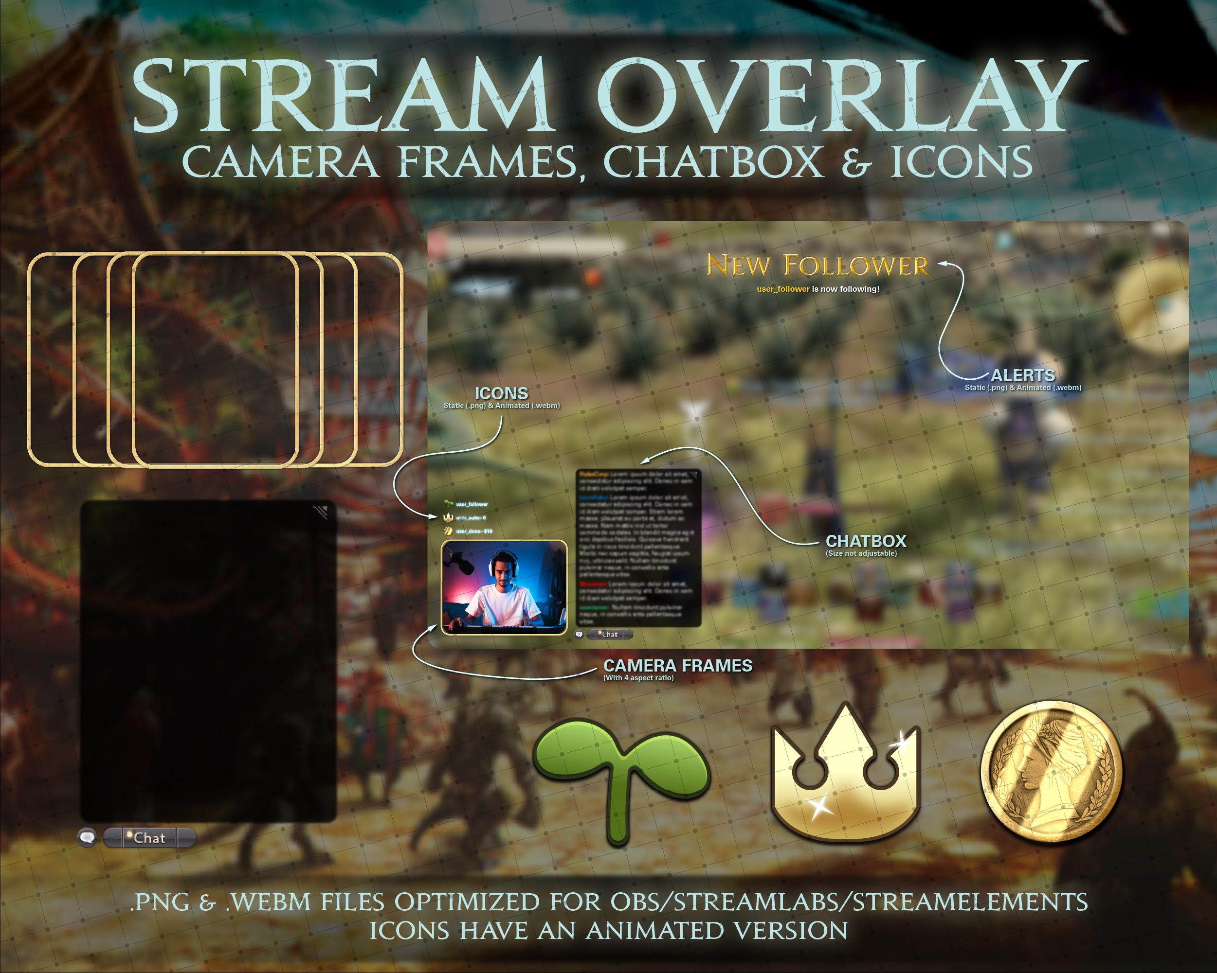 FFXIV Overlay | FFXIV Dawntrail | FFXIV Stream Package for Twitch ...