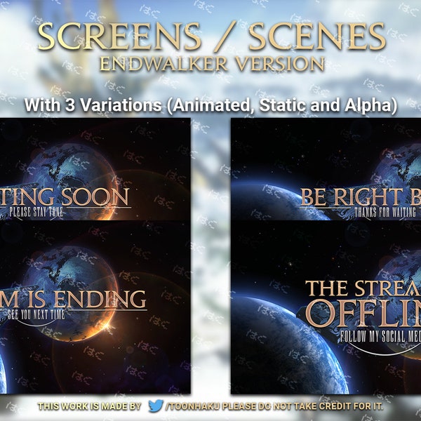 Final Fantasy Twitch Overlay - Etsy