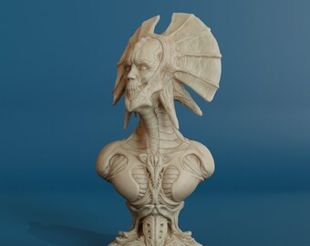 Demon Bust | Etsy