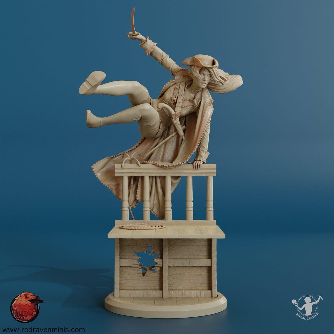 Anne Bonny 1/10 Scale Resin Model Kit - Etsy