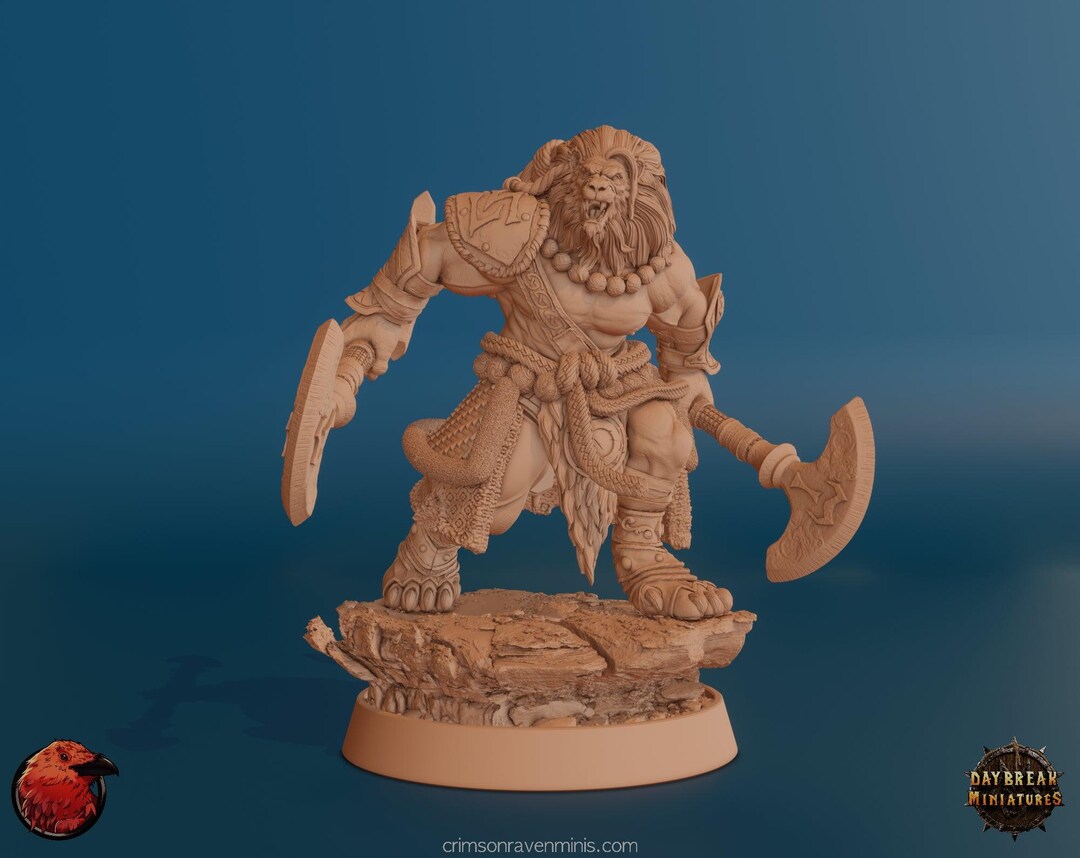 King Broadside - Lionfolk Warrior - Etsy