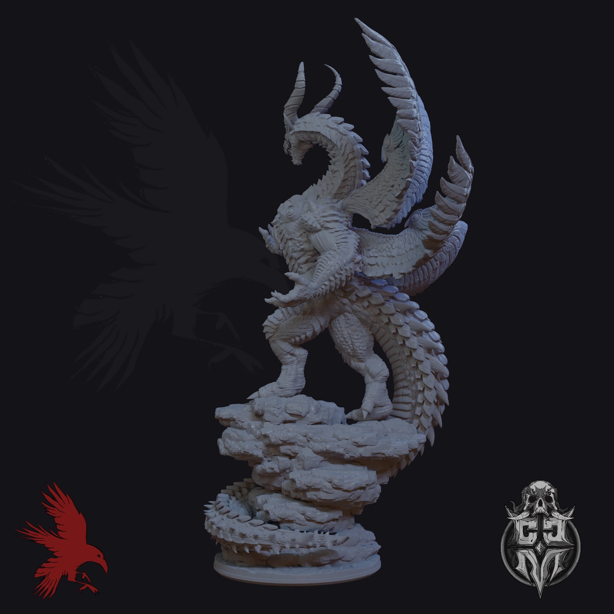 Apsu Drachenblut Tabletop RPG 3D gedruckt Dungeons and - Etsy.de