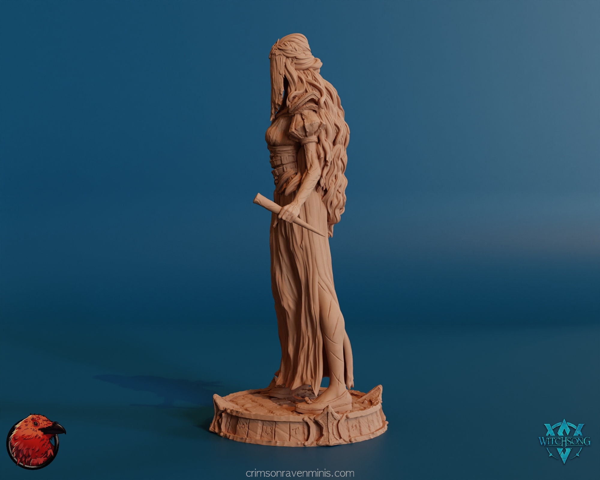 Faceless Nursemaid Witchsong Miniatures 3D Printed Fantasy - Etsy