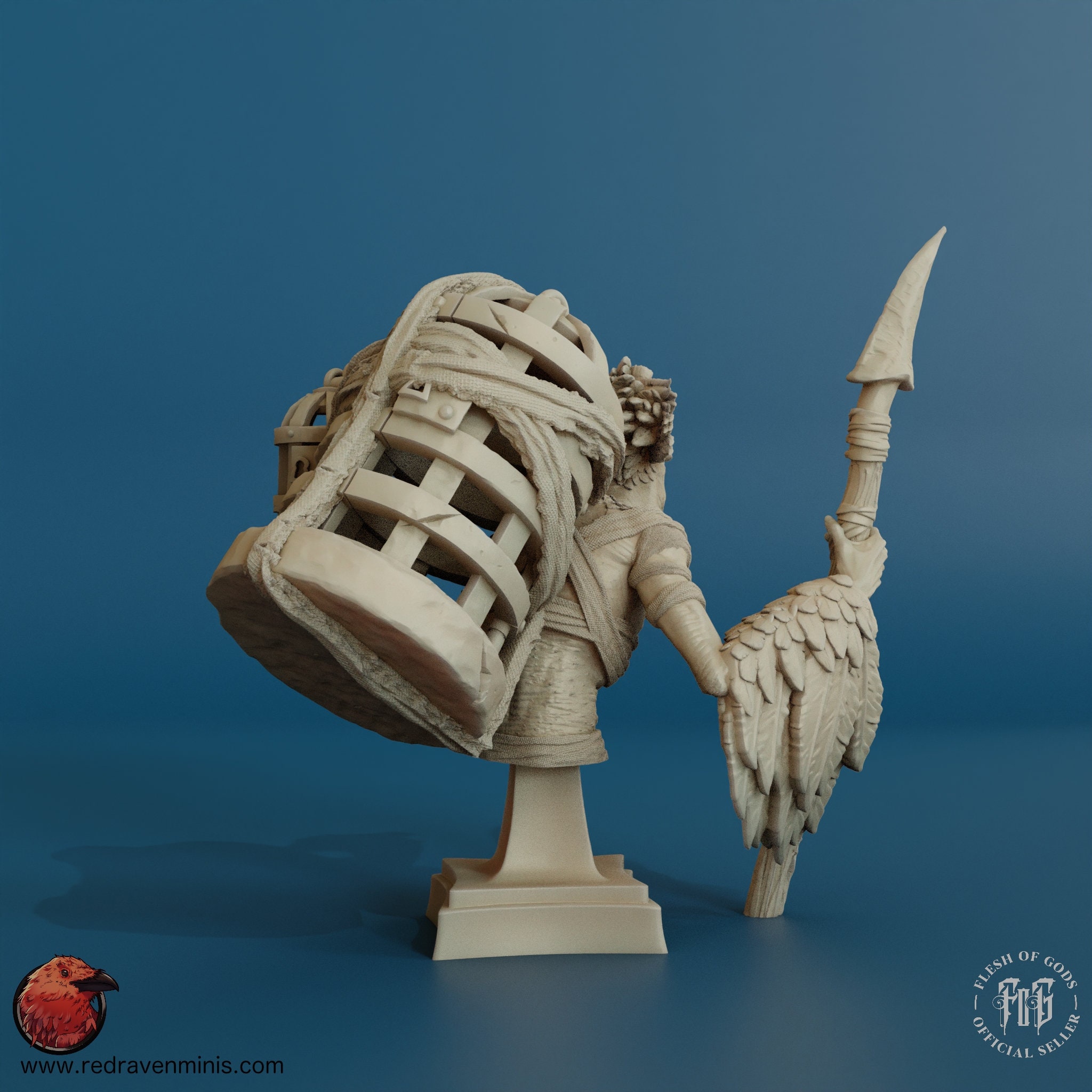 Walking Crow Bust | Etsy