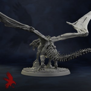 Undead Dragon Miniature - Etsy
