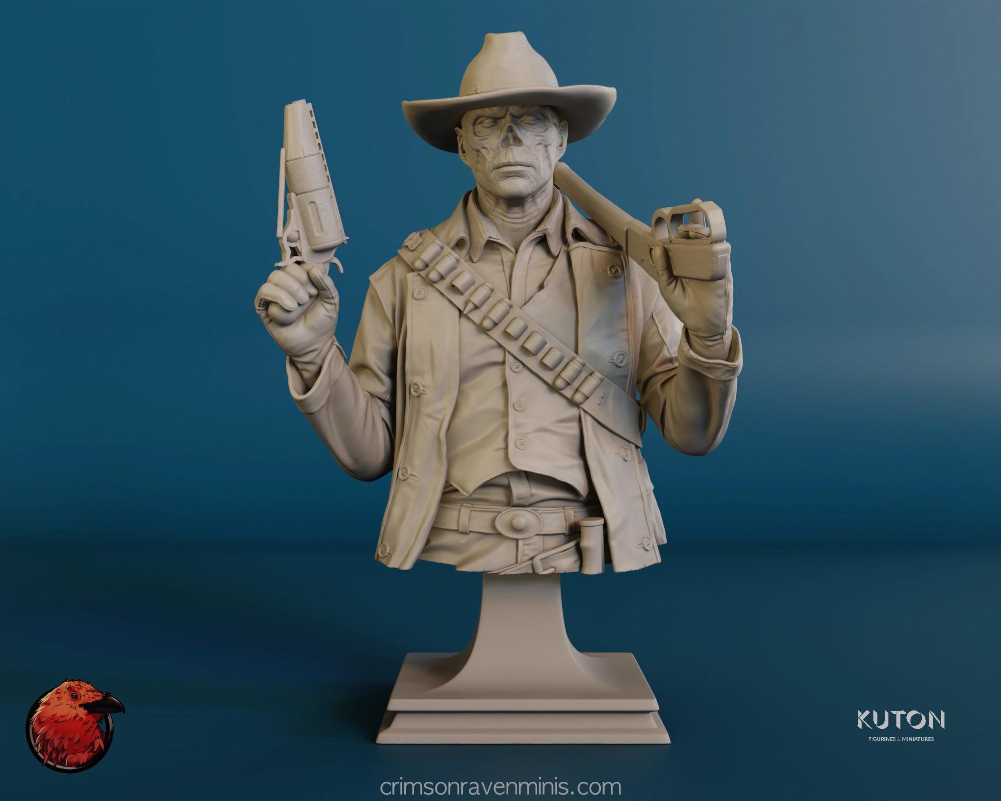 The Ghoul Bust Resin Model Kit - Etsy