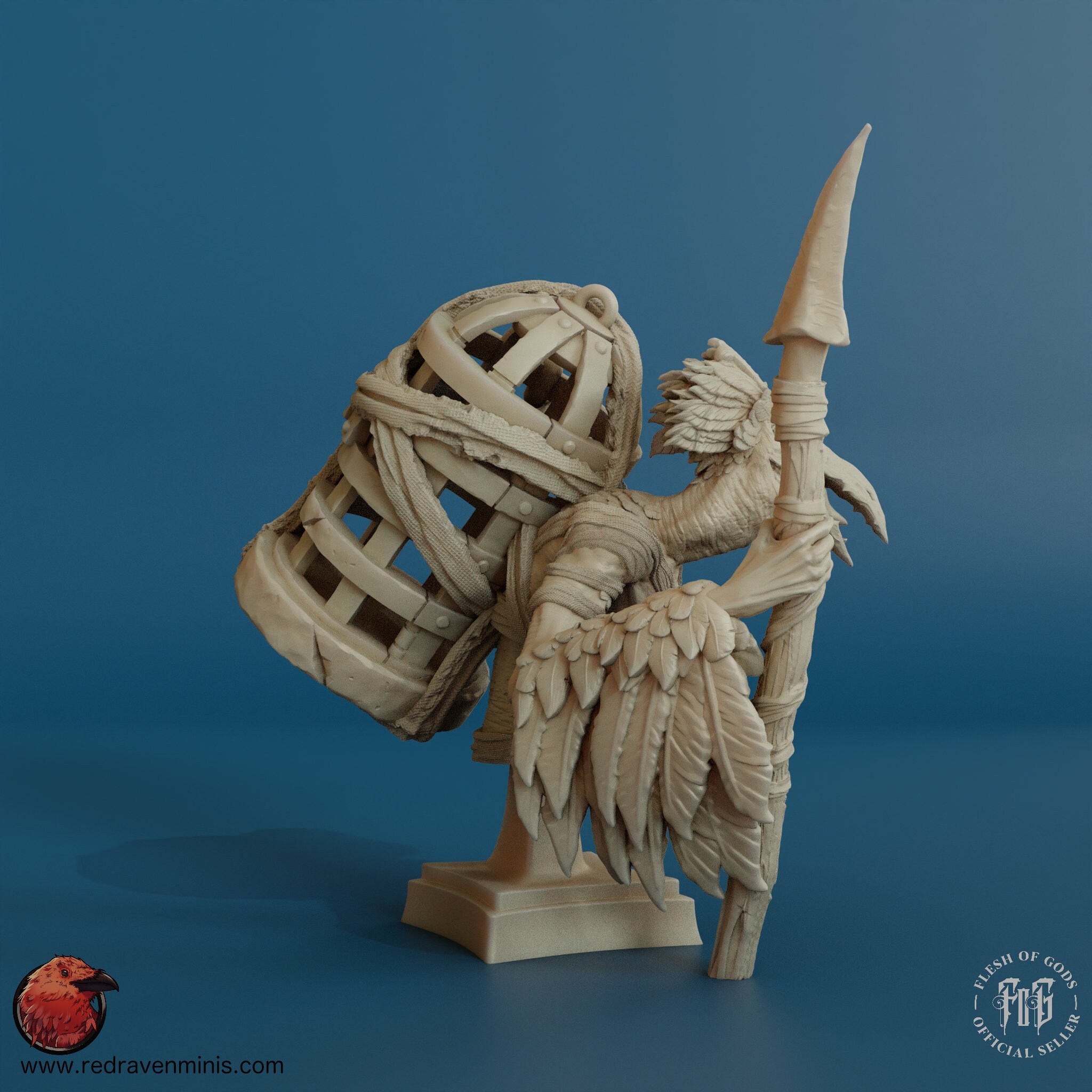 Walking Crow Bust | Etsy