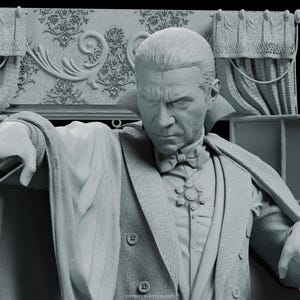 Dracula Statue Model Kit | Gothic Horror Resin Figure - Etsy