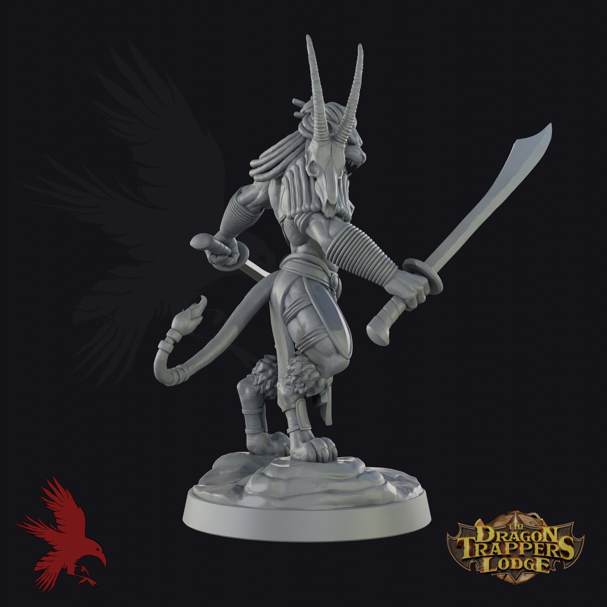 Katoki Felis Warrior Fighter 3D Printed Fantasy - Etsy