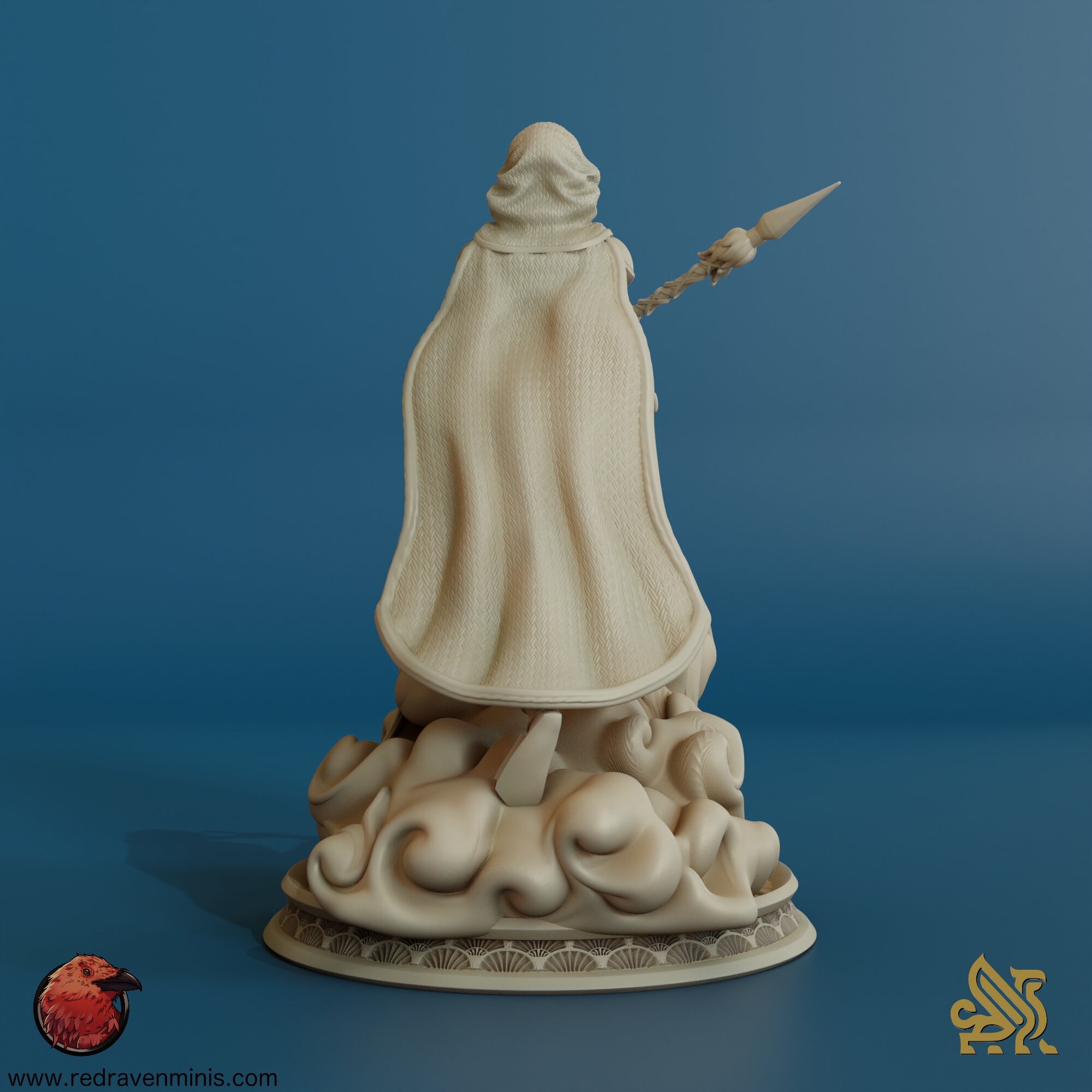 Aura Cloud Step Rogue 3D Printed Fantasy Miniature D&D / - Etsy