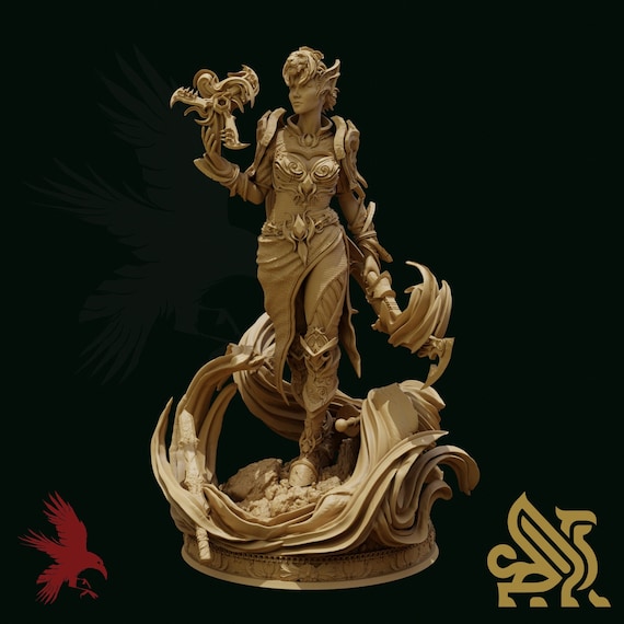 Rylena High Elf Spellsword Dungeon Masters Stash 3D - Etsy