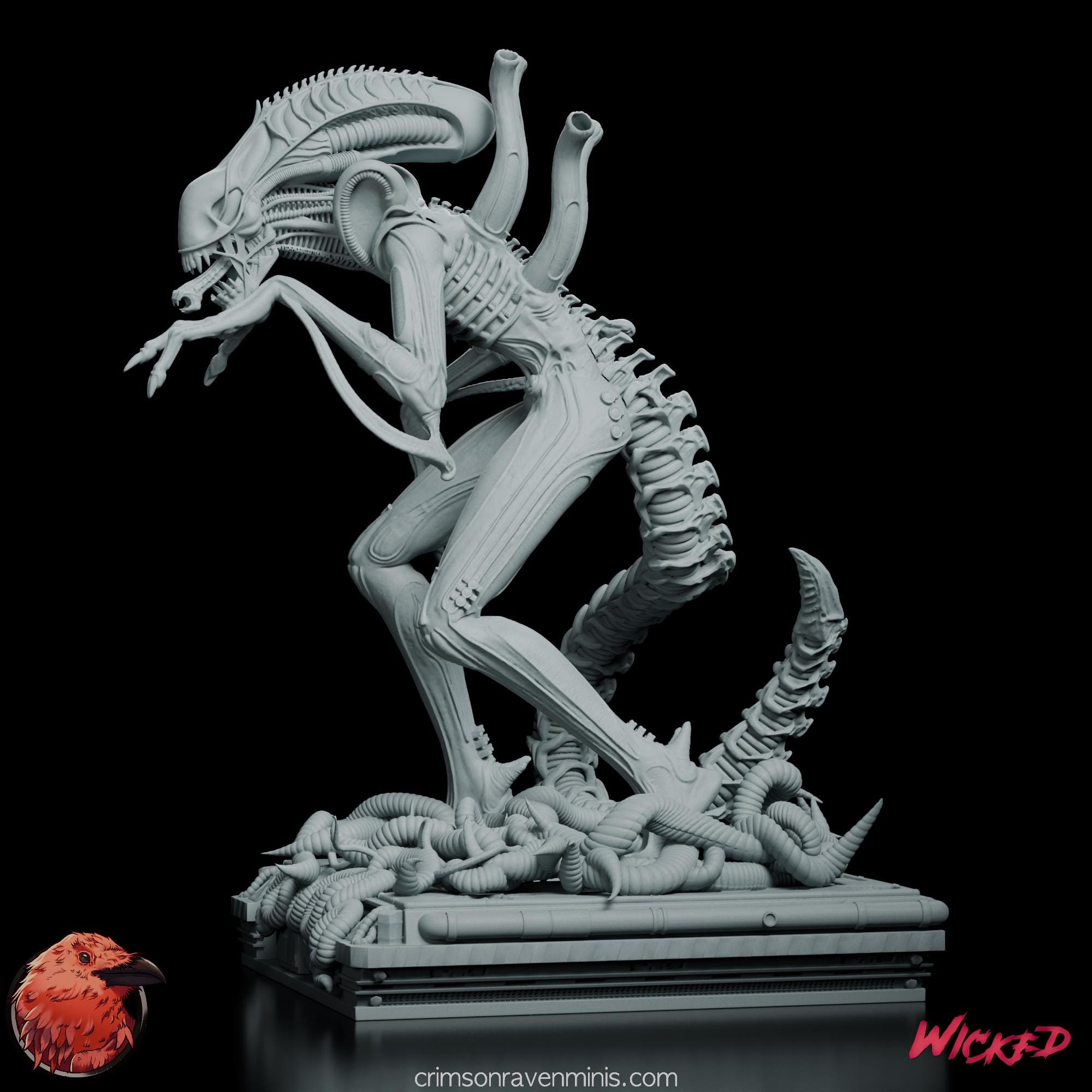 Alien Xenomorph Warrior Figure Model Kit | Sci-fi Horror Collectible - Etsy