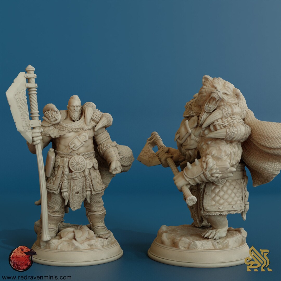 Orik Bjornstain the Falling Moon 3D Printed Fantasy - Etsy