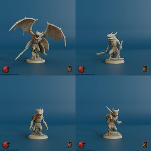 Kobold Gang 32MM Small Humanoid 3D Printed Fantasy Miniature - Etsy