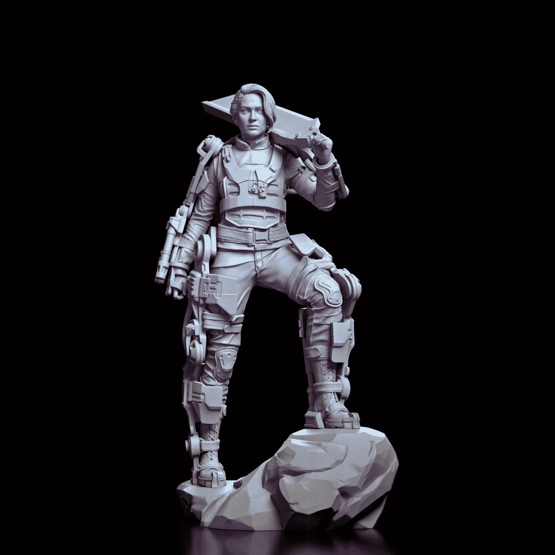 The Angel of Verdun - Rita Vrataski • 1/6 Scale Figure Kit - Etsy