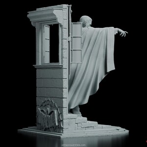 Dracula Statue Model Kit | Gothic Horror Resin Figure - Etsy