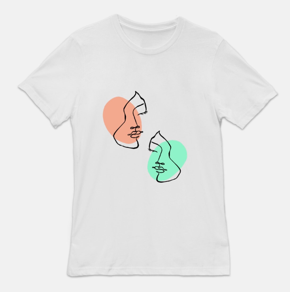 Trendy Faces Custom Designed T-Shirt | Etsy