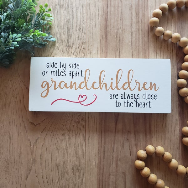 Grandchildren Sign - Etsy