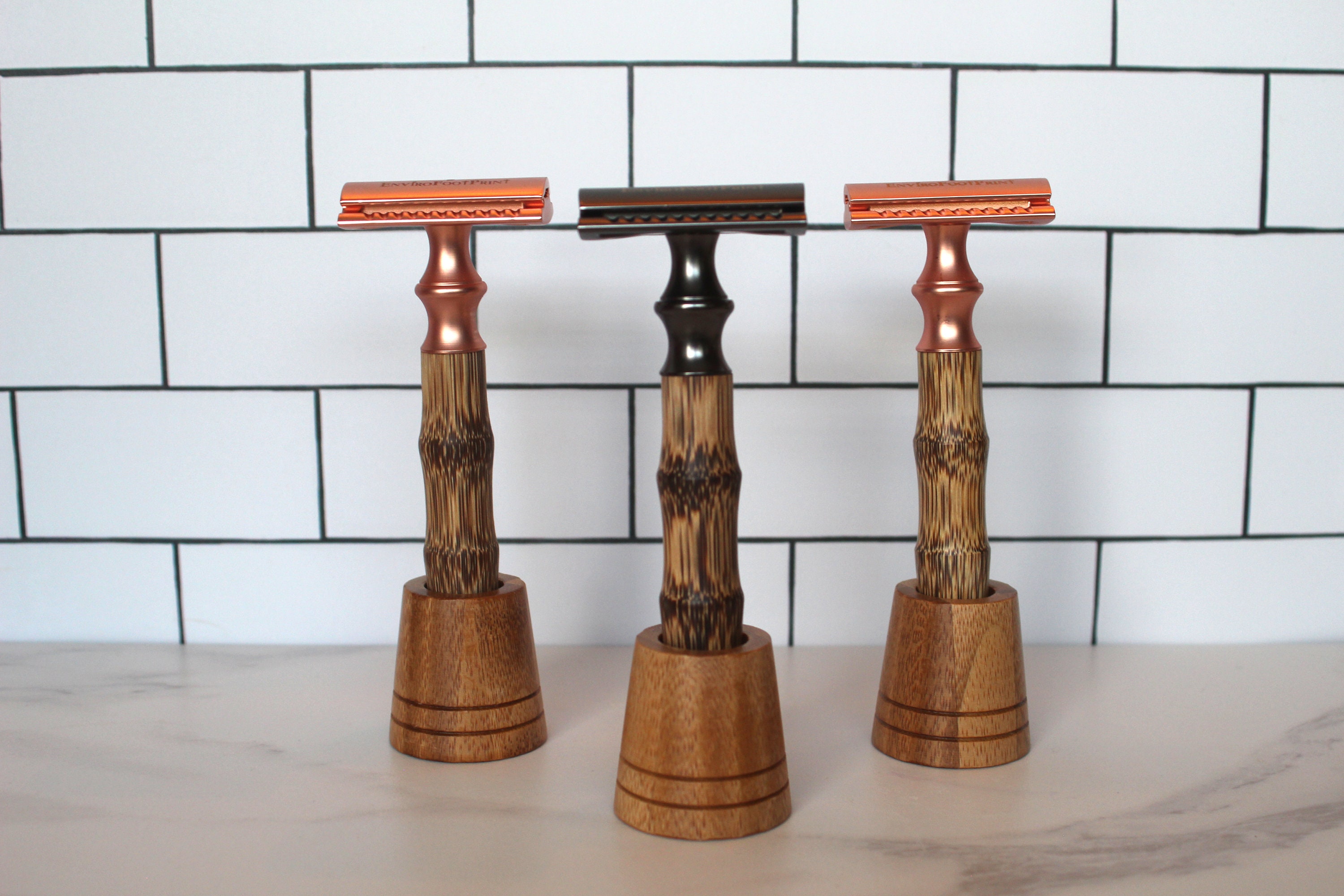 Copper & Bamboo Safety Razor / Lasts a Lifetime / Zero Waste Shaving ...