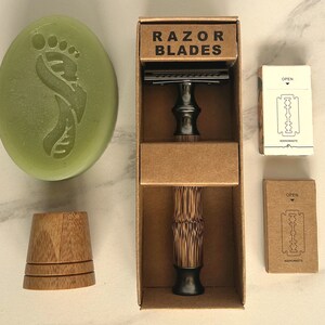Copper & Bamboo Safety Razor / Lasts a Lifetime / Zero Waste Shaving ...
