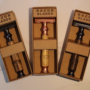 Copper & Bamboo Safety Razor / Lasts a Lifetime / Zero Waste Shaving ...