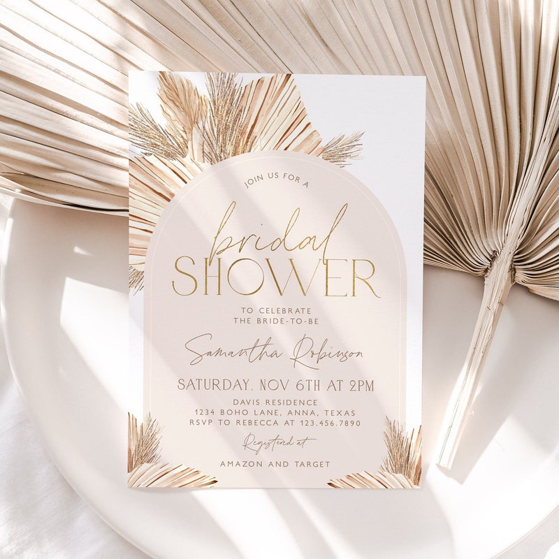 Bohemian Invite - Etsy