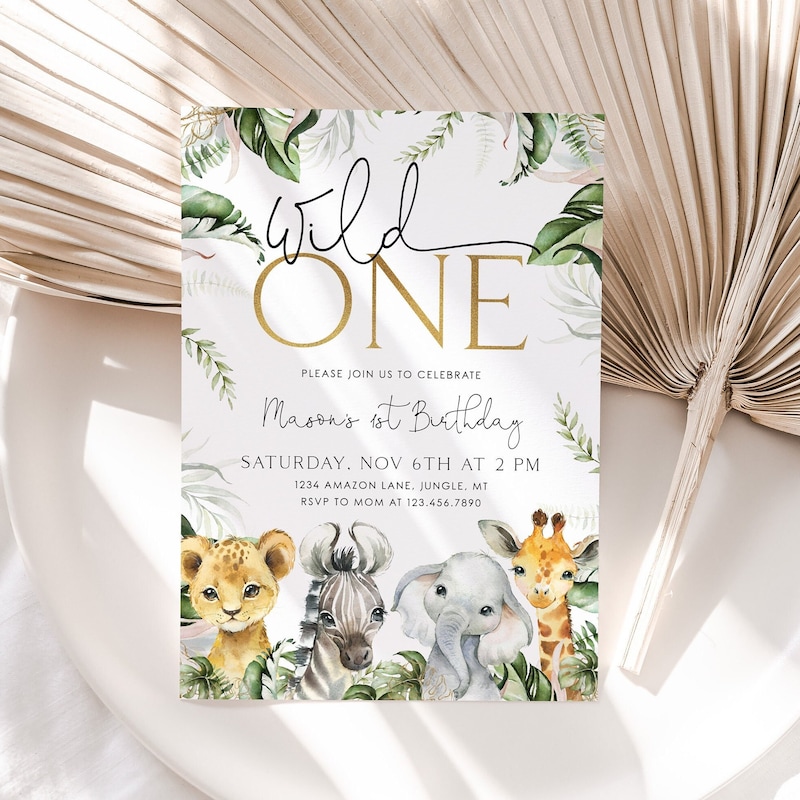Wild One Birthday Boy - Etsy
