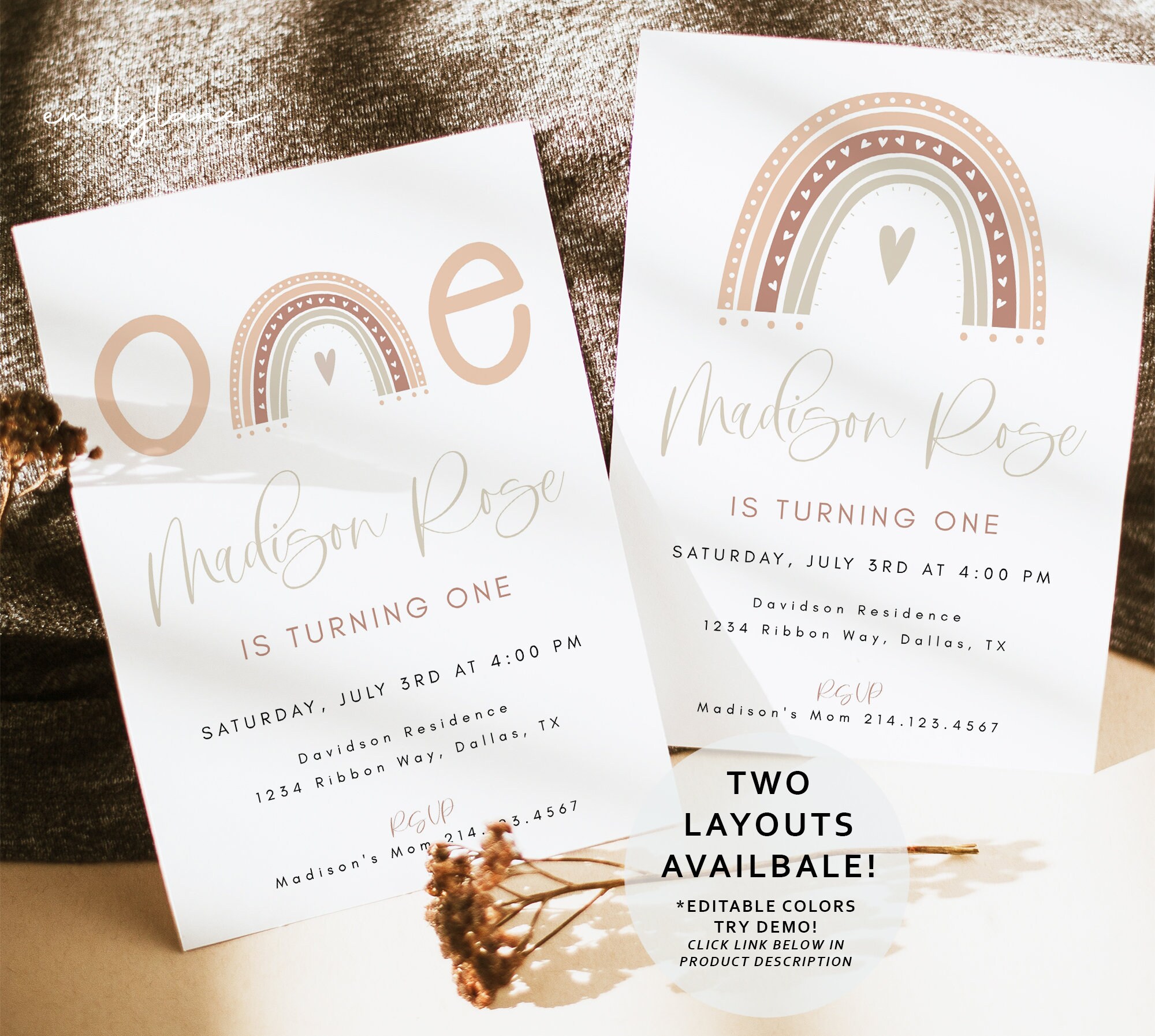 Banners & Signs Party Supplies Pastel Rainbow Welcome Sign Aria Boho ...