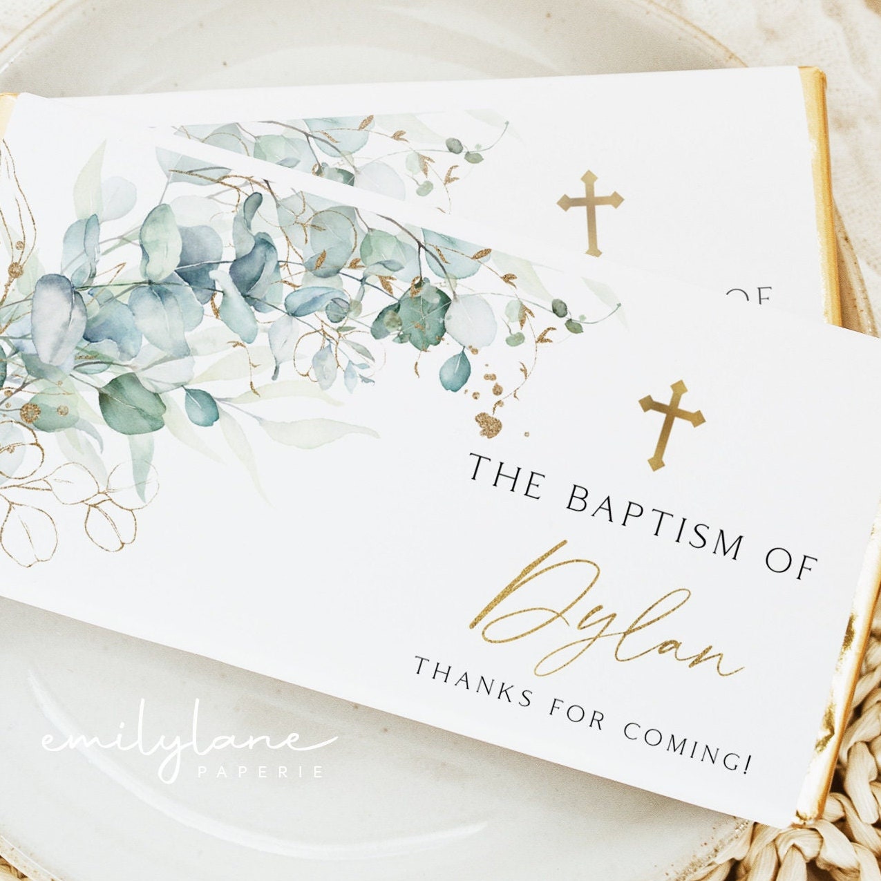 Baptism Chocolate Bar Wrapper Template, Printable Candy Bar Wrapper ...