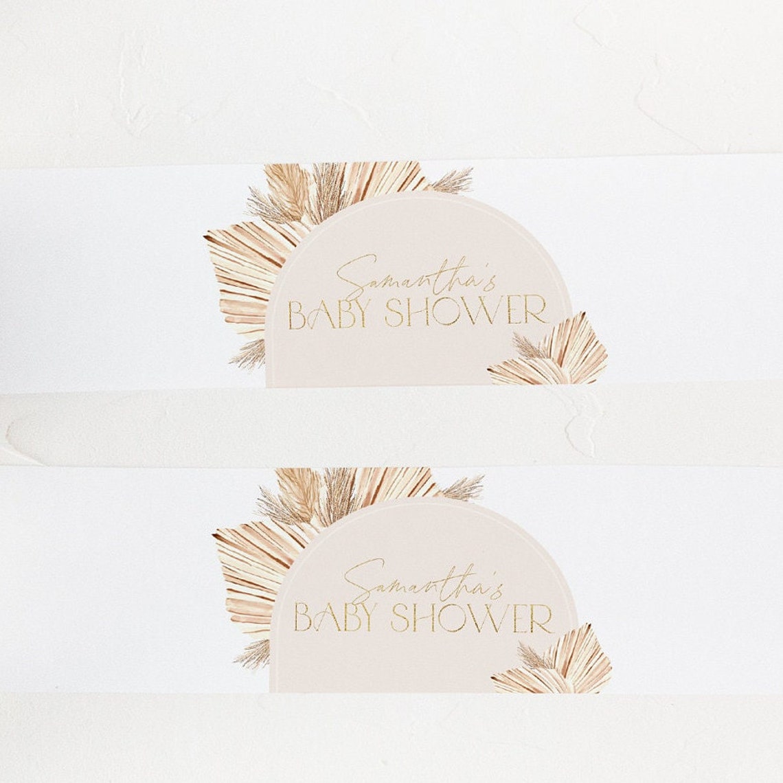 Boho Water Bottle Label Boho Baby Shower Water Label - Etsy