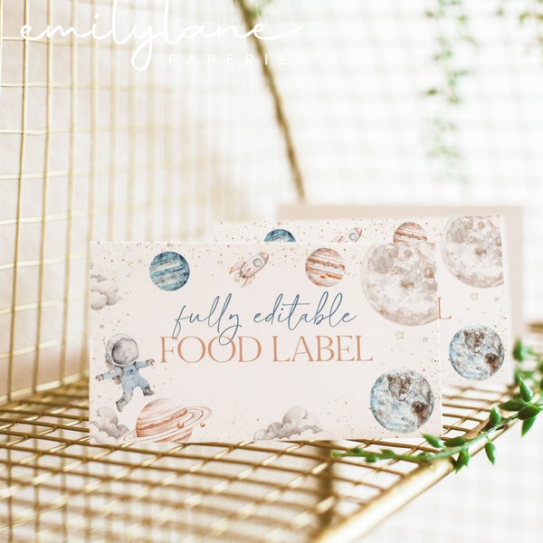 Outer Space Labels - Etsy