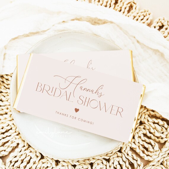 Boho Chocolate Bar Wrapper Minimal Candy Bar Wrapper | Etsy