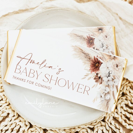 Boho Chocolate Bar Wrapper Boho Floral Candy Bar Wrapper - Etsy