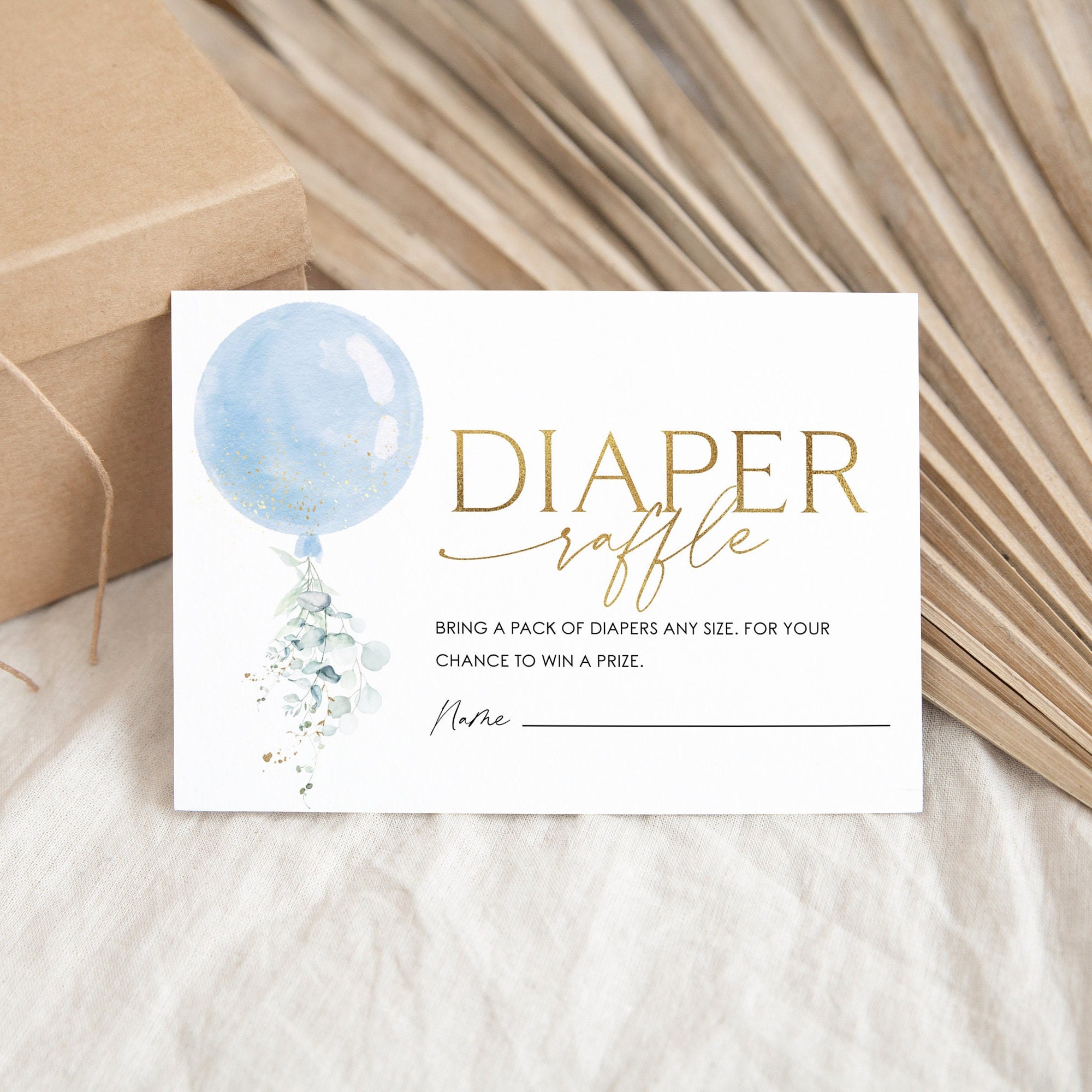 Diaper Raffle Card Diaper Raffle Card Insert Baby Shower | Etsy