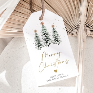 Christmas Gift Tags, Christmas Party Favor Tags, Holiday Favor Tags ...