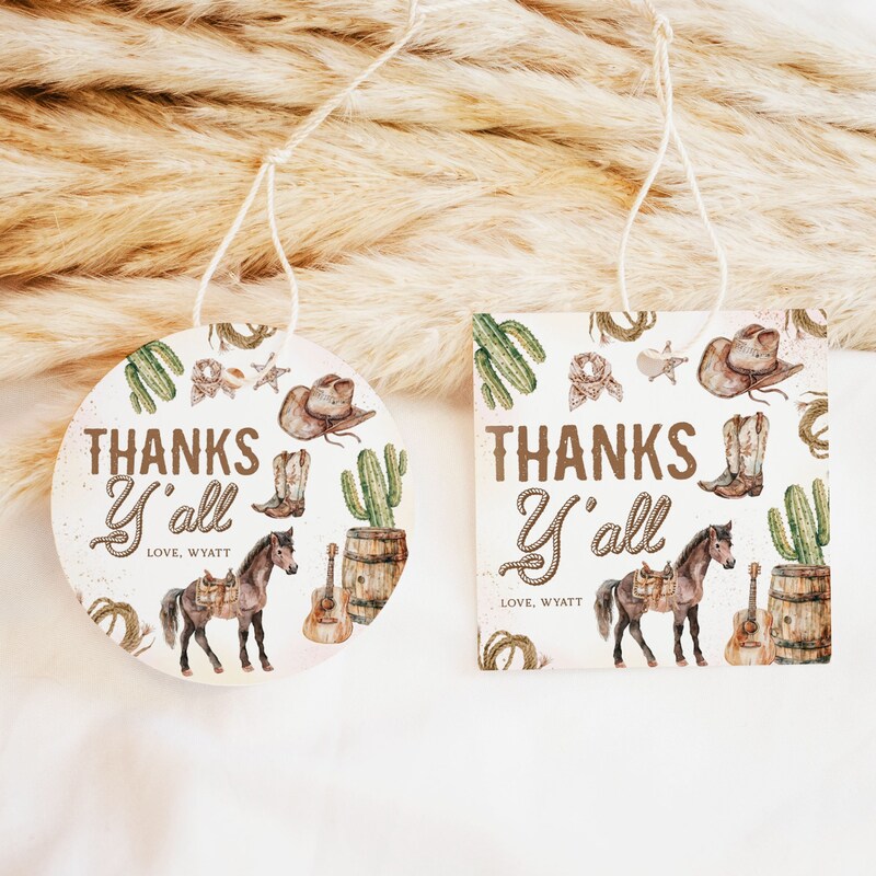 Western Thank You Gift Tag - 60+ Gift Ideas for 2025